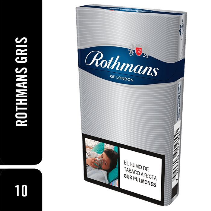 CIGARRILLOS ROTHMANS GRIS 10'S - Tu Licorera Online
